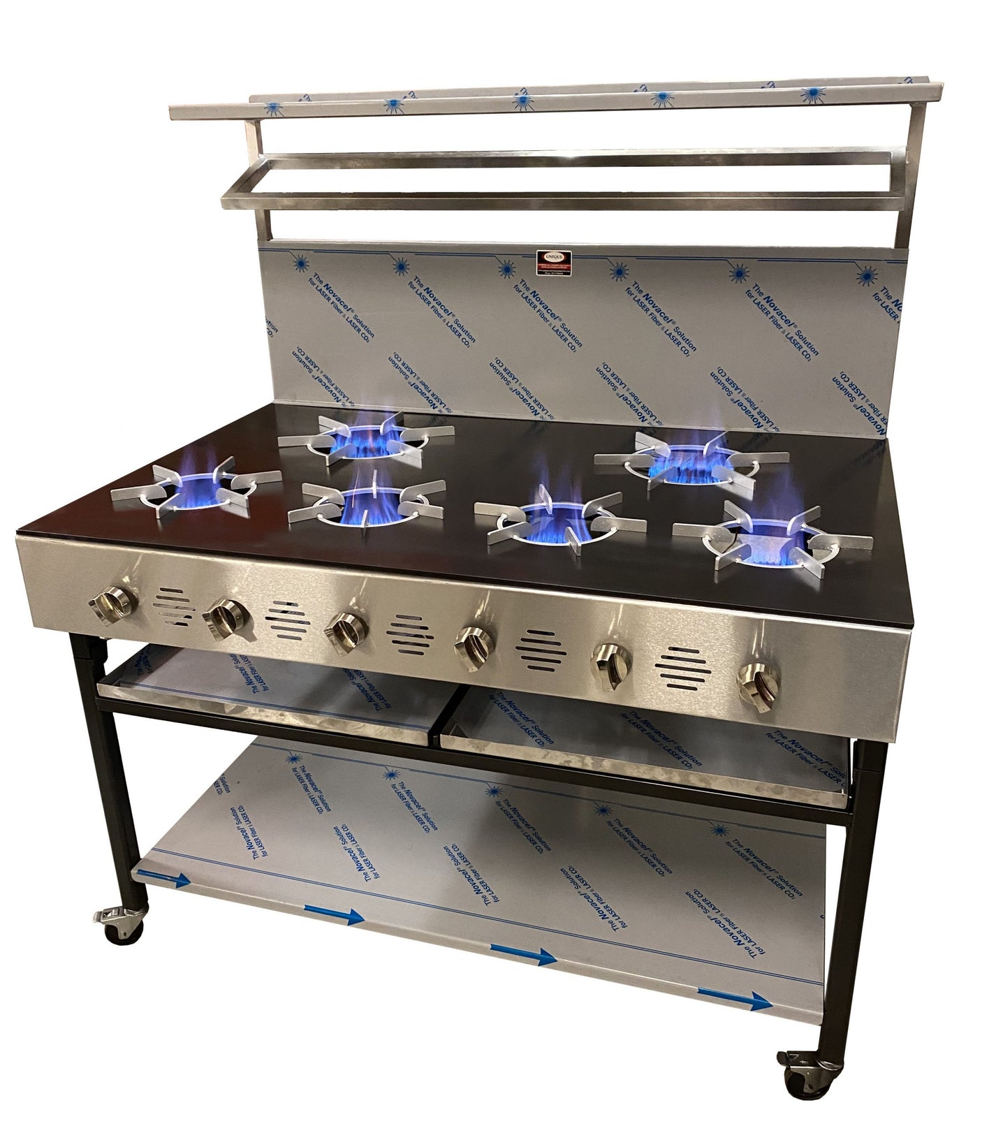 6 Burner Commercial Gas Cooker – Unique Food Machinery